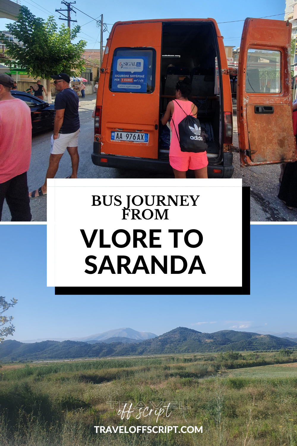 Travelling from Vlore to Saranda by Bus