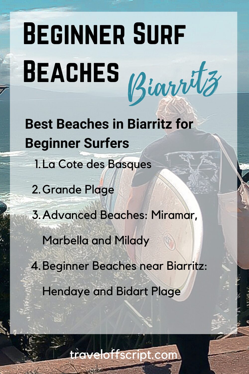 Ultimate Guide to the Best Biarritz Beaches For Beginner Surfers