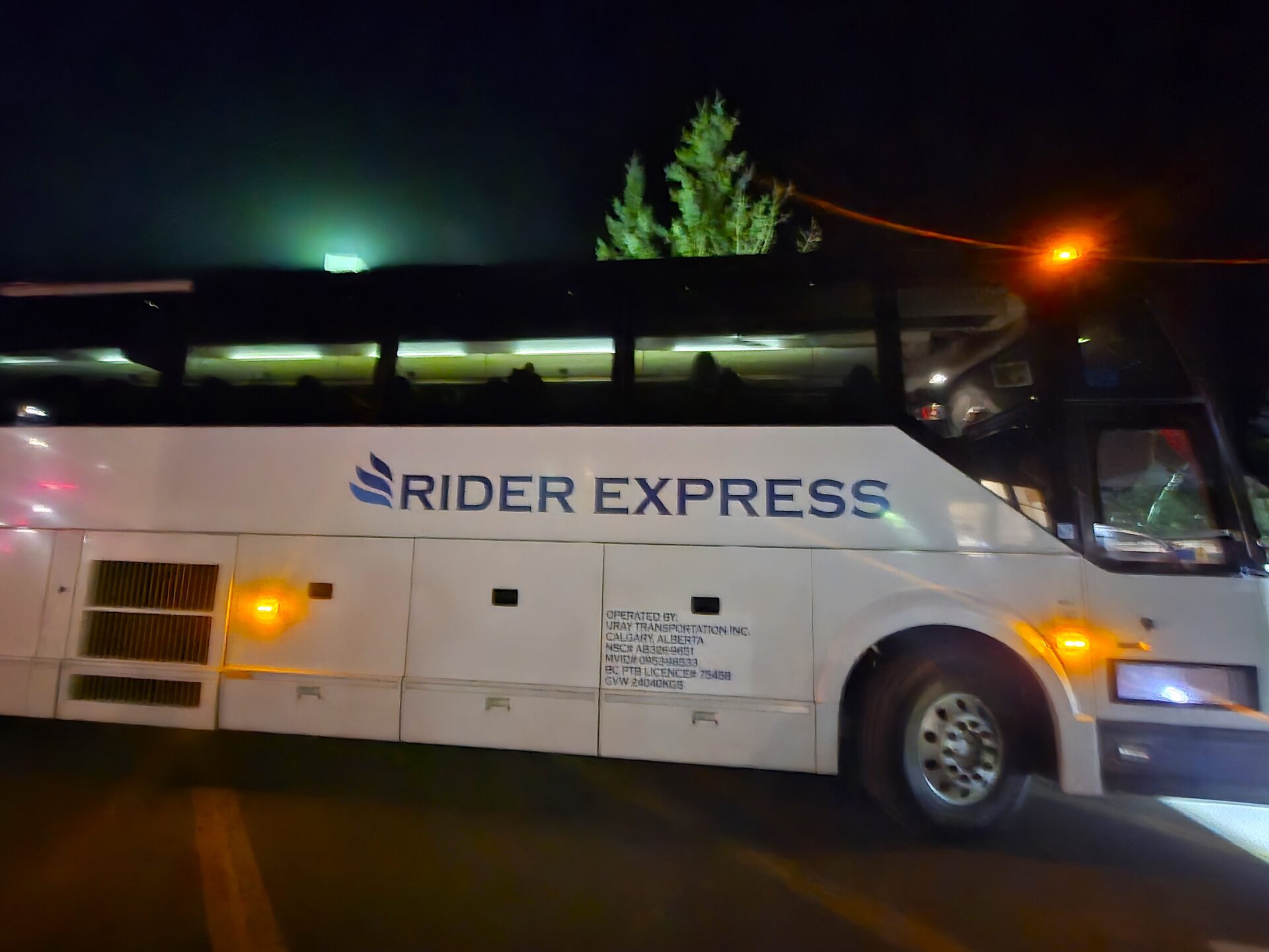 What It’s Like Taking the Night Bus from Calgary to Vancouver