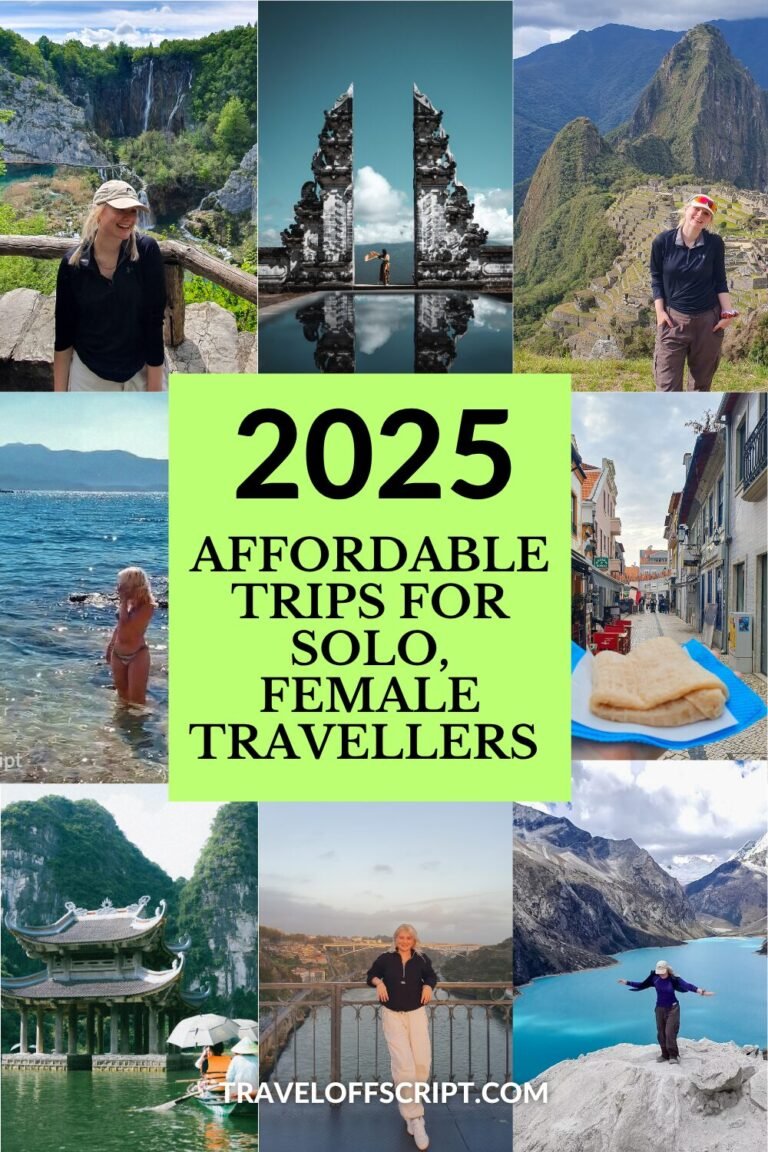 Best Affordable Destinations for Solo, Female Travellers in 2025